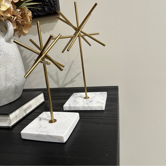 Threshold | Accents | Tall Brass And Marble Decor Star Object Threshold ...
